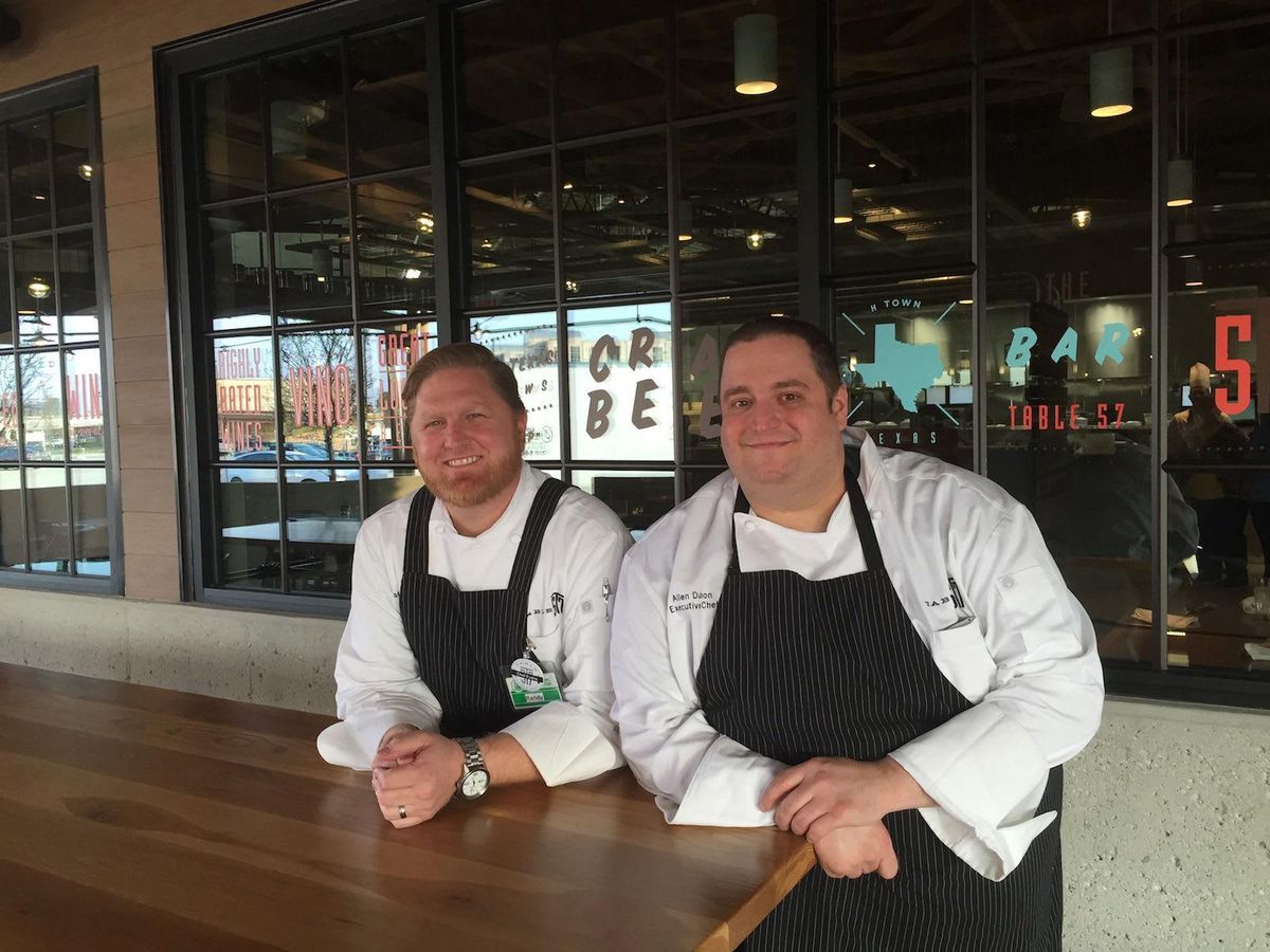 Randy Evans, left, created the menu that will be executed by Allen ...