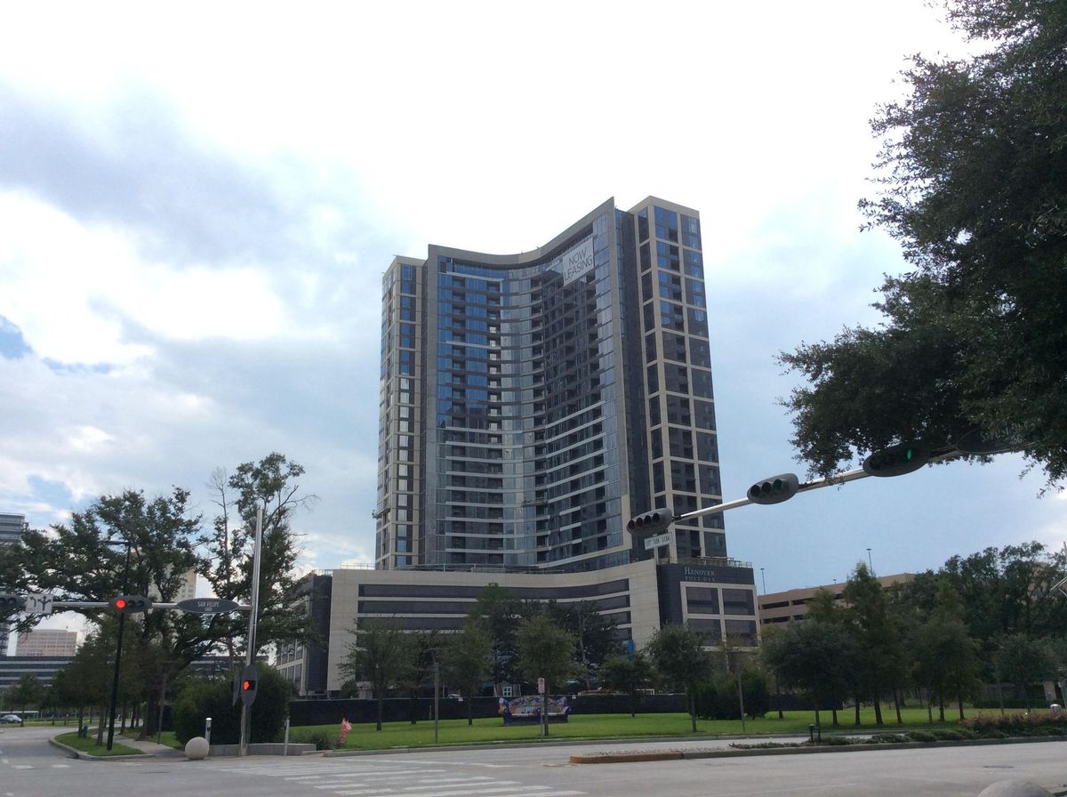 Hanover Post Oak, a rental tower under construction in Uptown, is ...