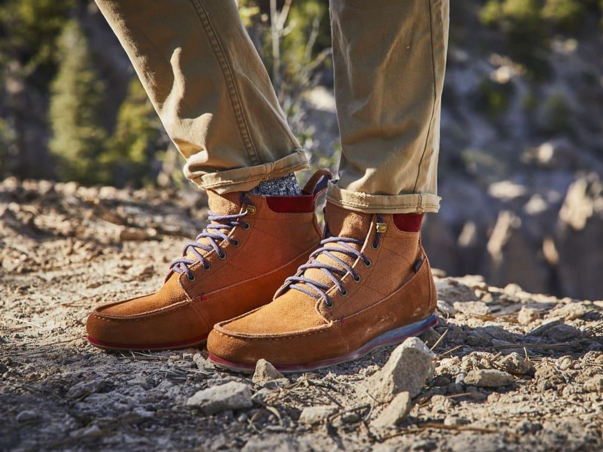 Shoes are made with premium materials, such as water-treated suede and ...