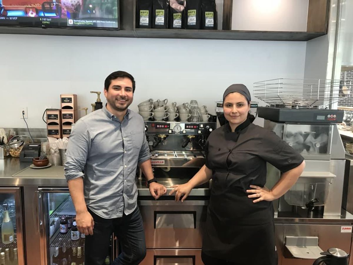 John and Zoi Platsas welcome diners to the new Harry's. - CultureMap ...