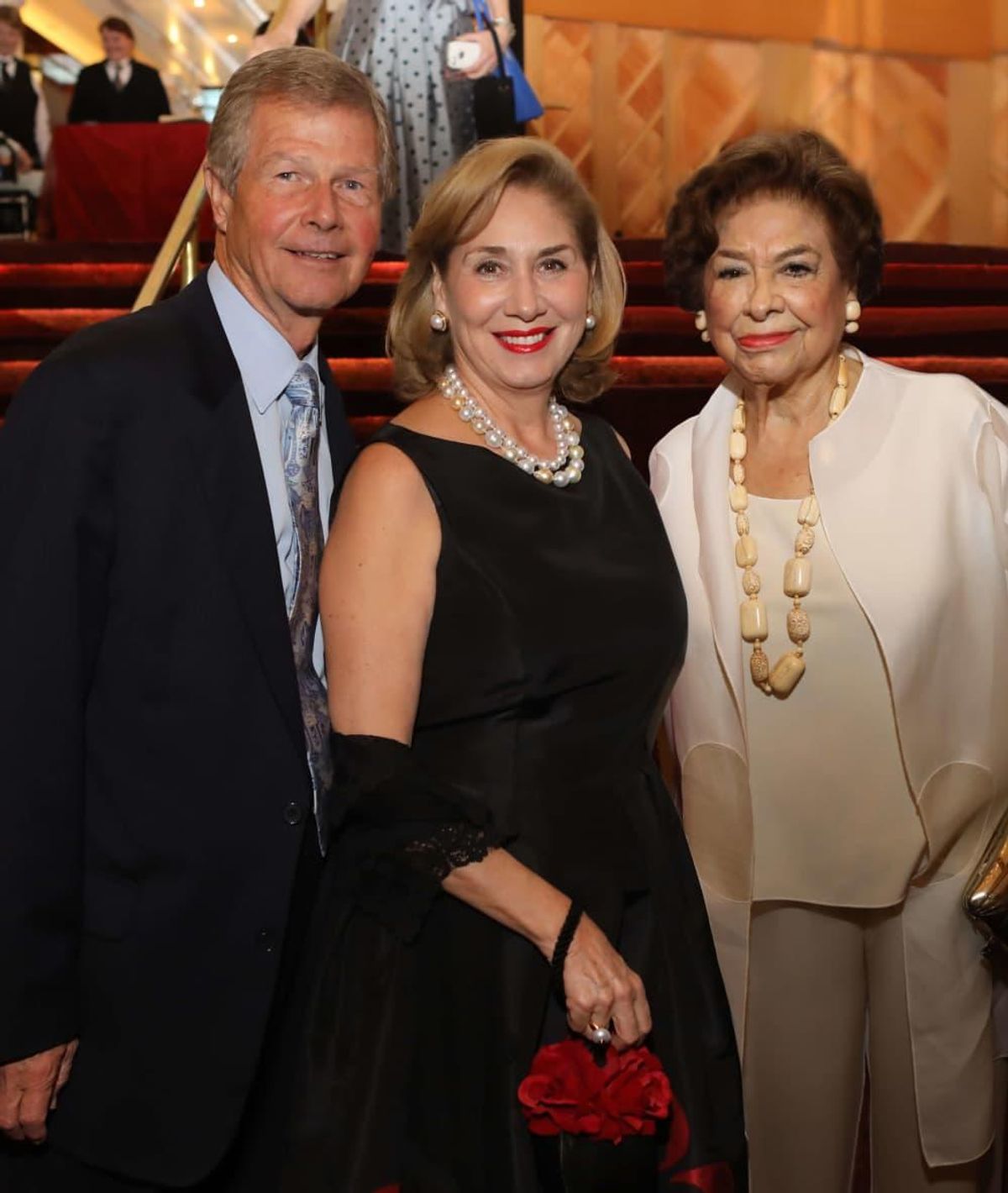 Philip Bahr, Denise Bush Bahr, Olga Bahr. - CultureMap Houston