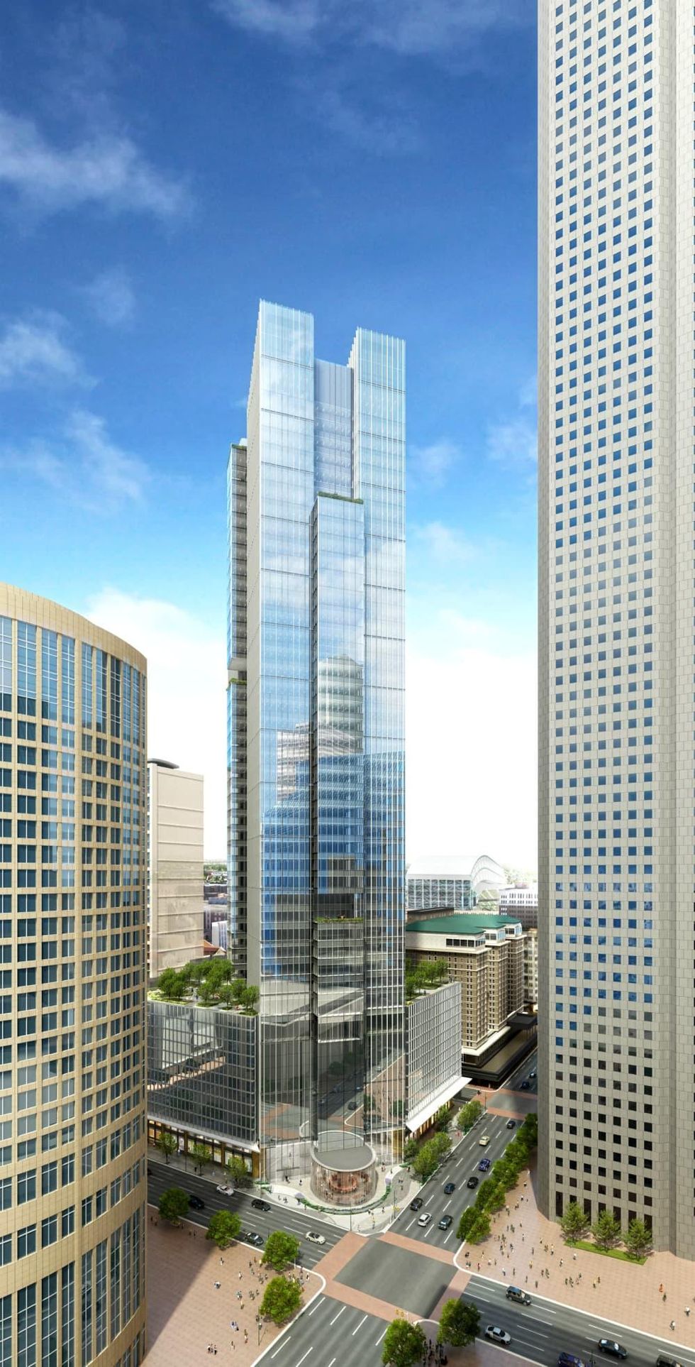 Striking downtown tower writes a new story for old Houston Chronicle ...
