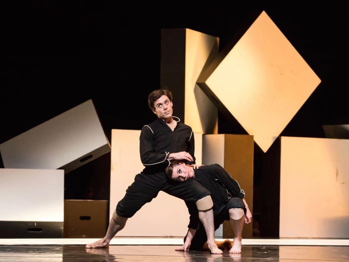 Connor Walsh and Jessica Collado in "Cacti." - CultureMap Houston