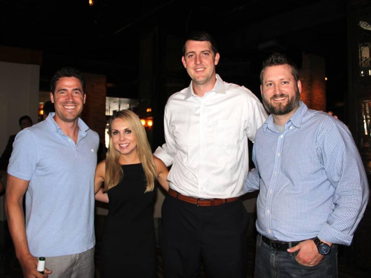 Ben Sachs, Natalie Higden, Robert Tinnell and Paxton Rogers. - CultureMap Houston