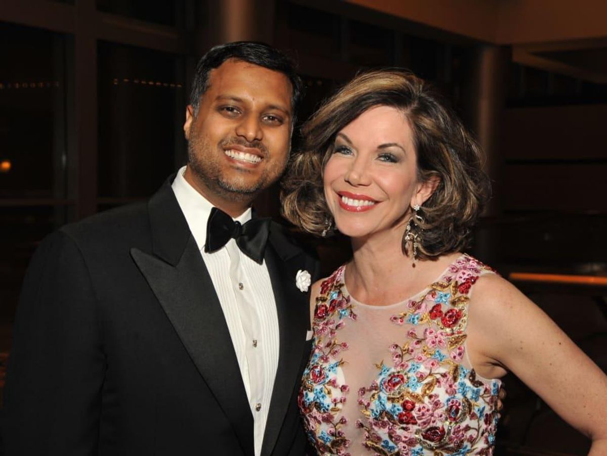 Dr. Aashish Shah, Roseann Rogers. - CultureMap Houston