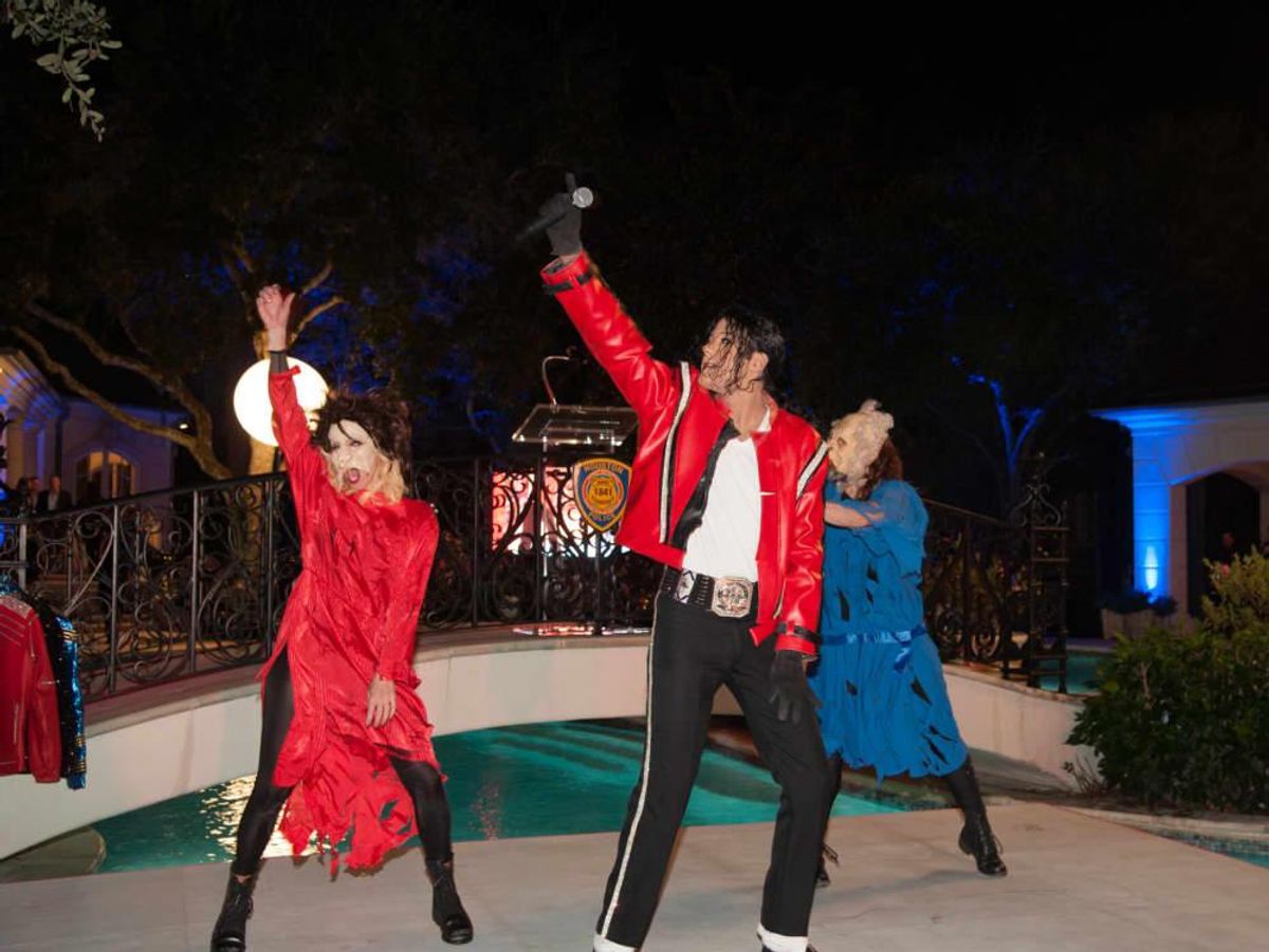 Michael Jackson impersonator performs hit song Thriller. - CultureMap ...