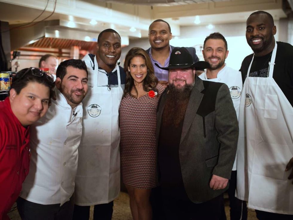 Kitchen Throwdown teams football stars and chefs in charity cooking ...