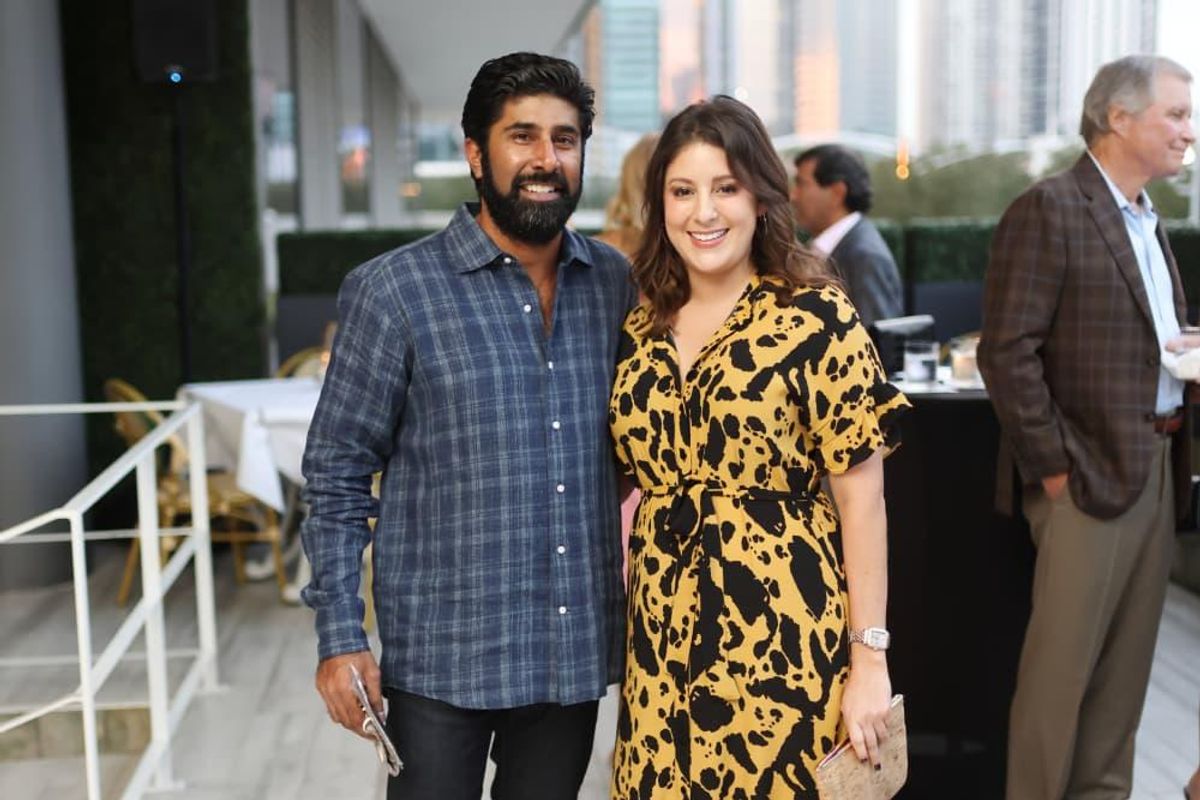 Alim Adatia and Madyson Chavez. - CultureMap Houston
