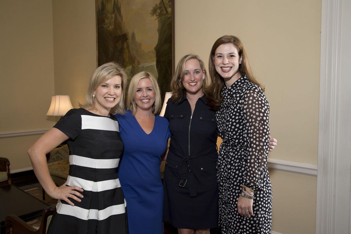Jennifer Bollich Steeg, from left, Kristen Olson Lyons, Christan Fuqua ...
