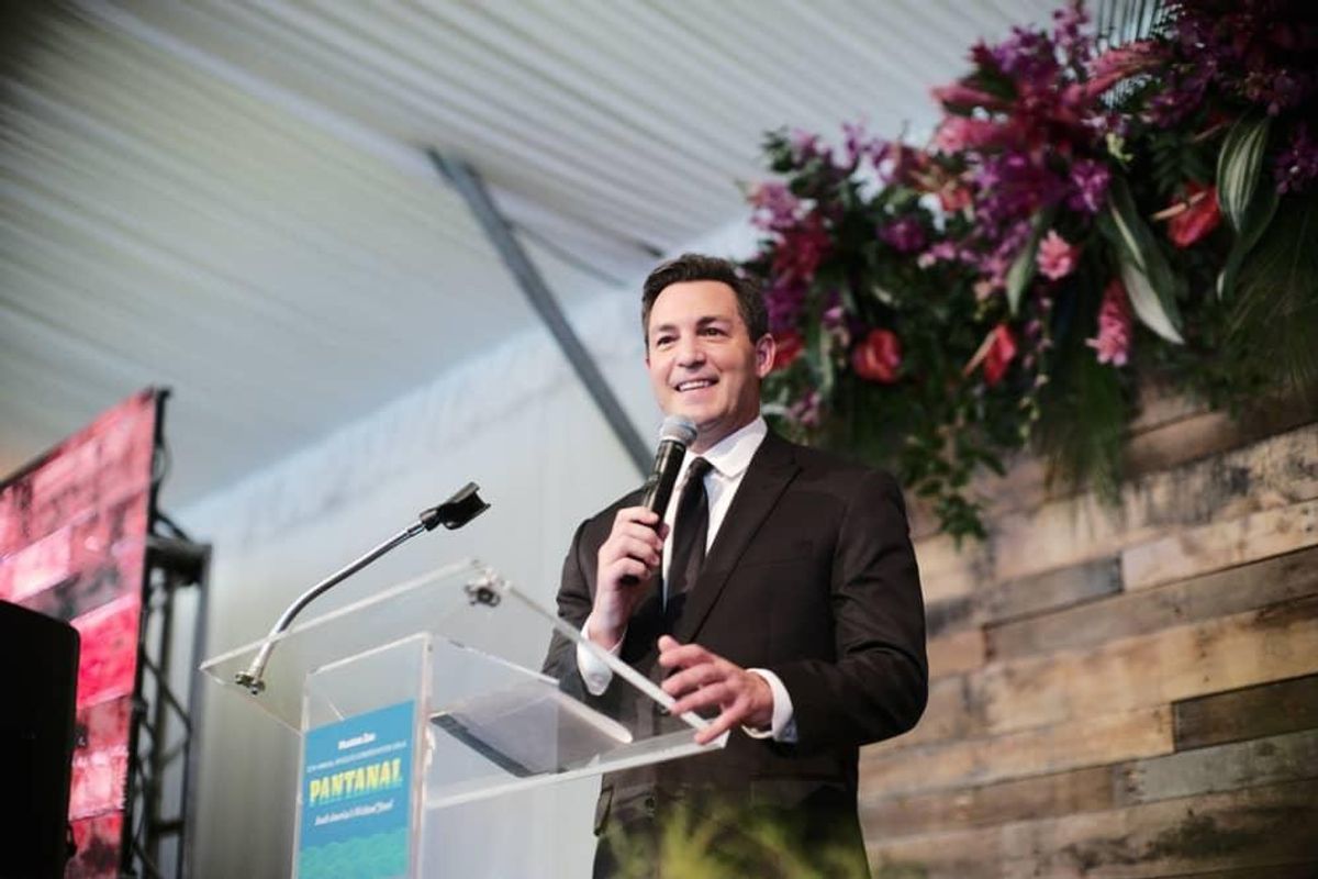Emcee Andy Cerota. - CultureMap Houston