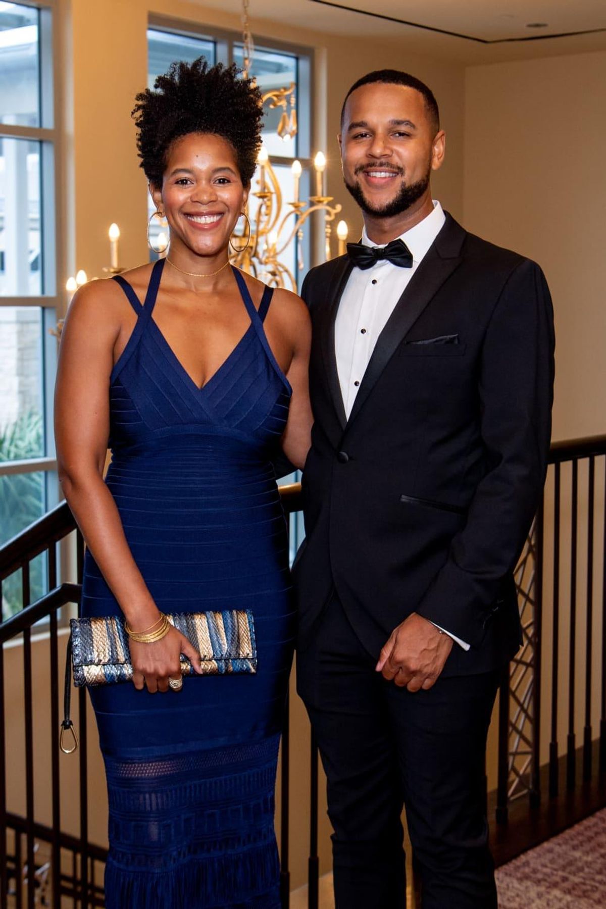 Liara Tamani and Larry Animashaun. - CultureMap Houston