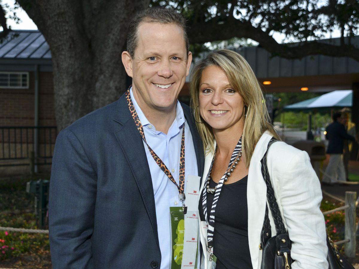 Jamey and Melissa Rootes at the Houston Zoo Ball. - CultureMap Houston