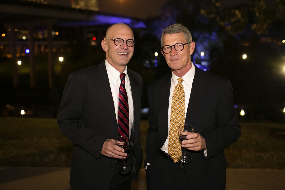 Jamie Mize, left, and Dan Tidwell. - CultureMap Houston