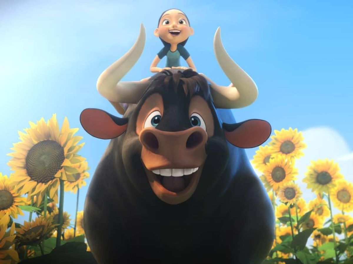 John Cena as Ferdinand and Lily Day as Nina in Ferdinand. - CultureMap ...