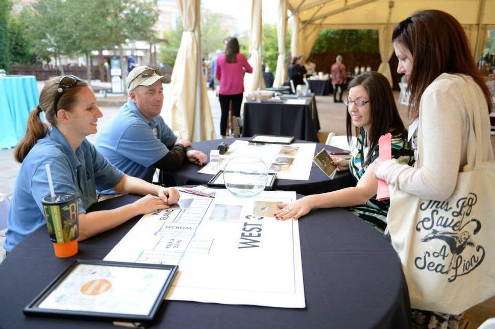 Kim Siegl, from left, John Register, Lauren St. Pierre and Mary Kate ...