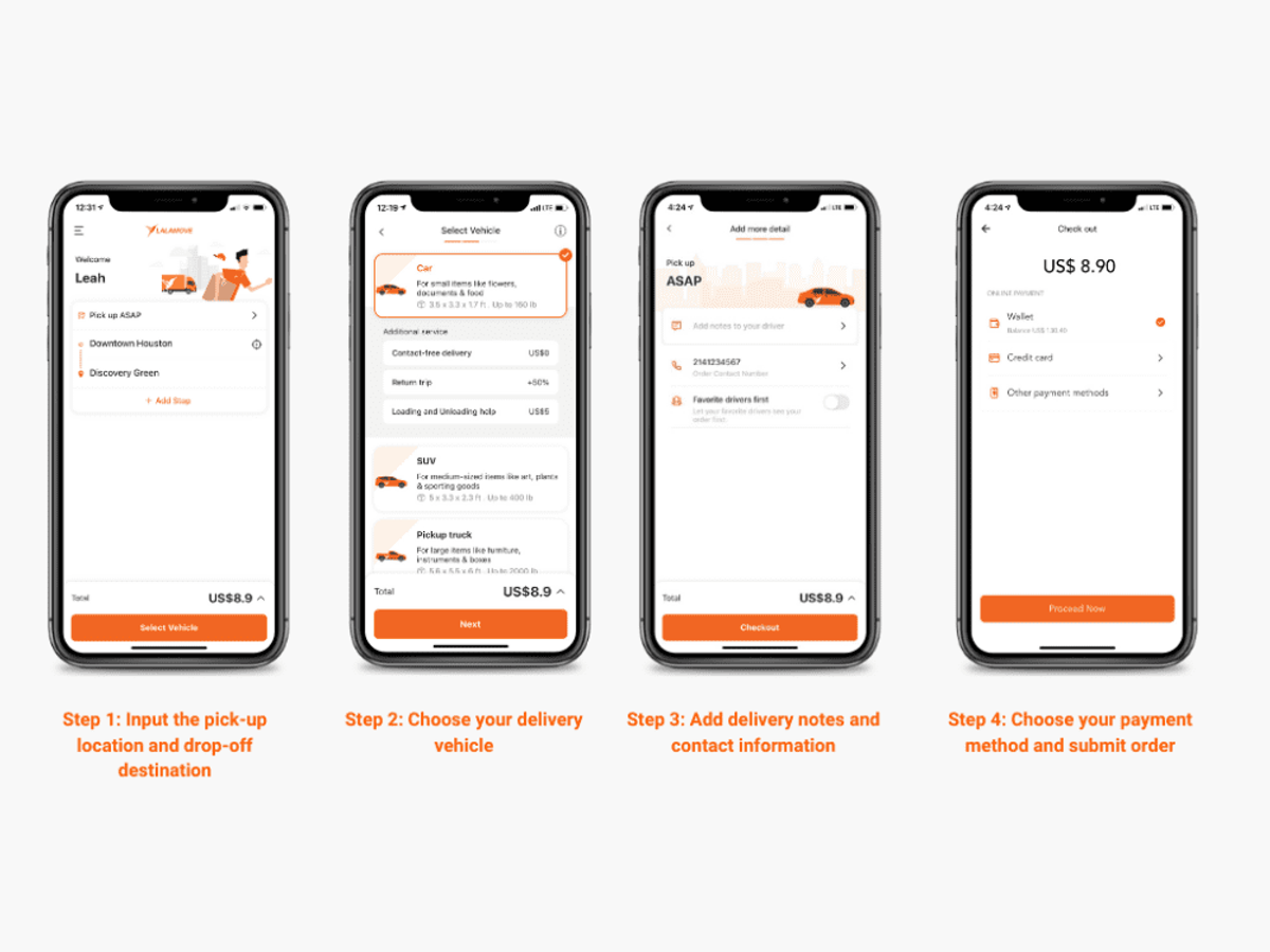 Using Lalamove is simple. - CultureMap Houston