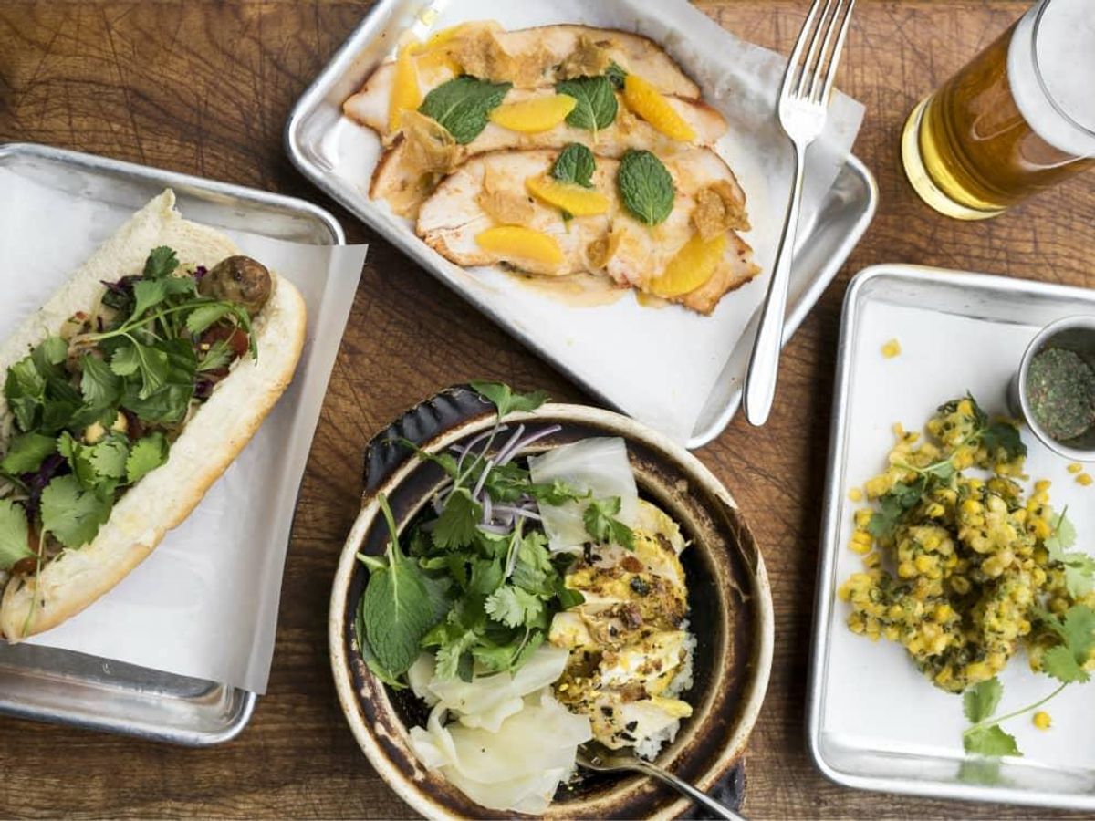 A selection of dishes from Loro. - CultureMap Houston