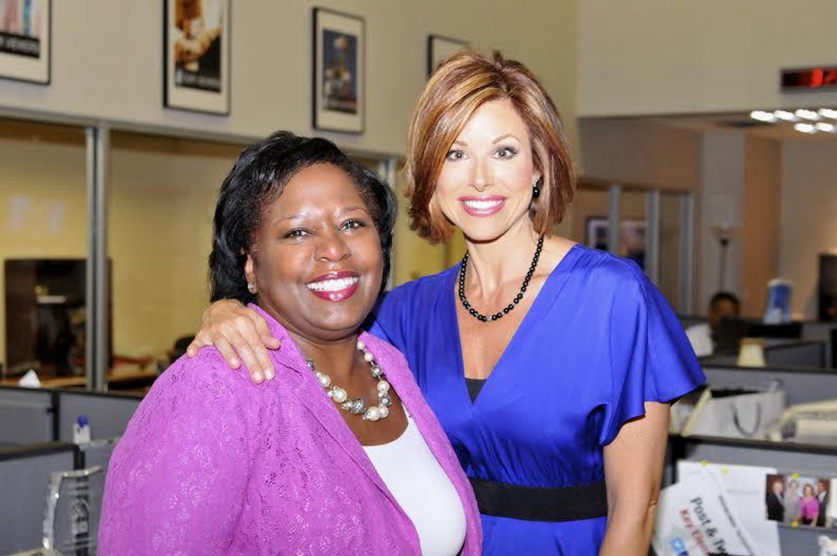 Channel 2 news anchor Dominique Sachse, right, said farewell to news ...