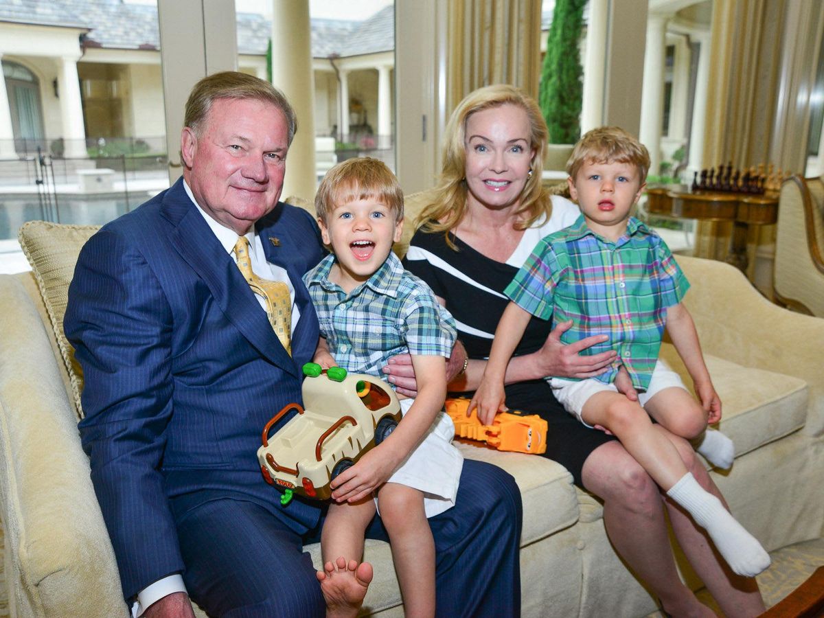 Keith and Alice Mosing and their twin sons Marshal and Nicholas at the ...