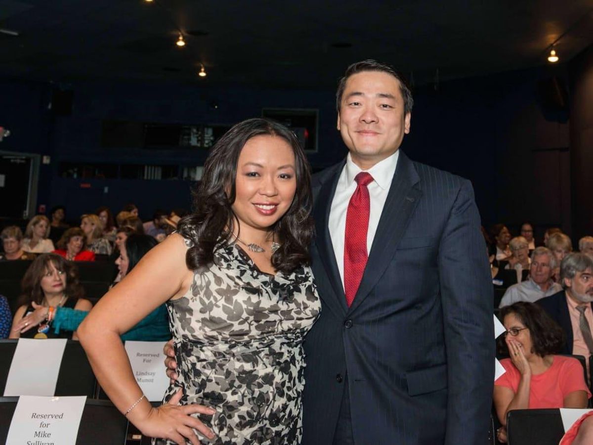 Miya Shay and State Representative Gene Wu. - CultureMap Houston