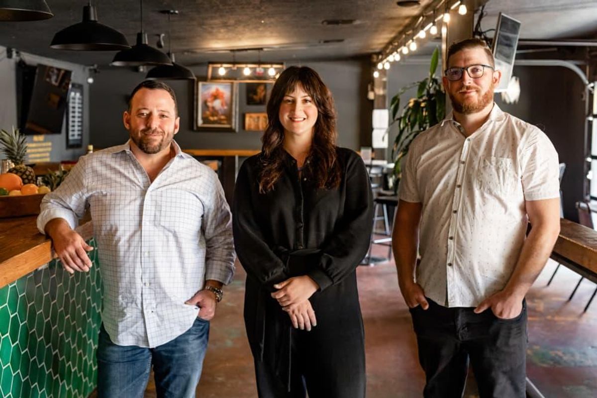 Jessie Gonzalez, Lainey Collum, and Steven Ripley. - CultureMap Houston