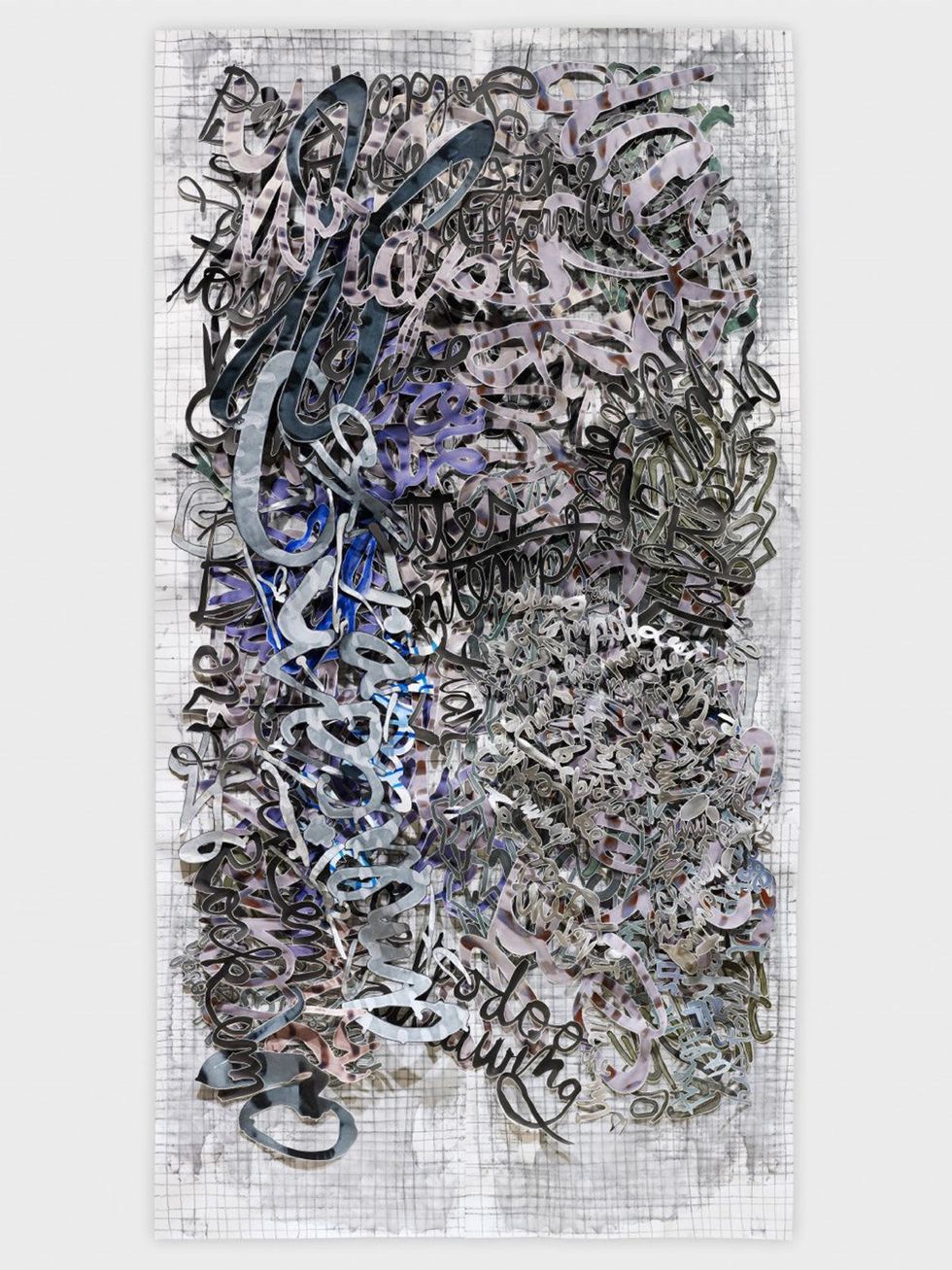 Artist Mark Fox manipulates text and blurs lines in If That Then This ...