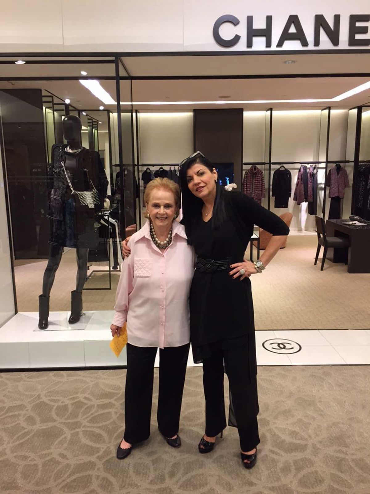 Sylvia Goldstein, left, and Neiman Marcus assistant store director ...
