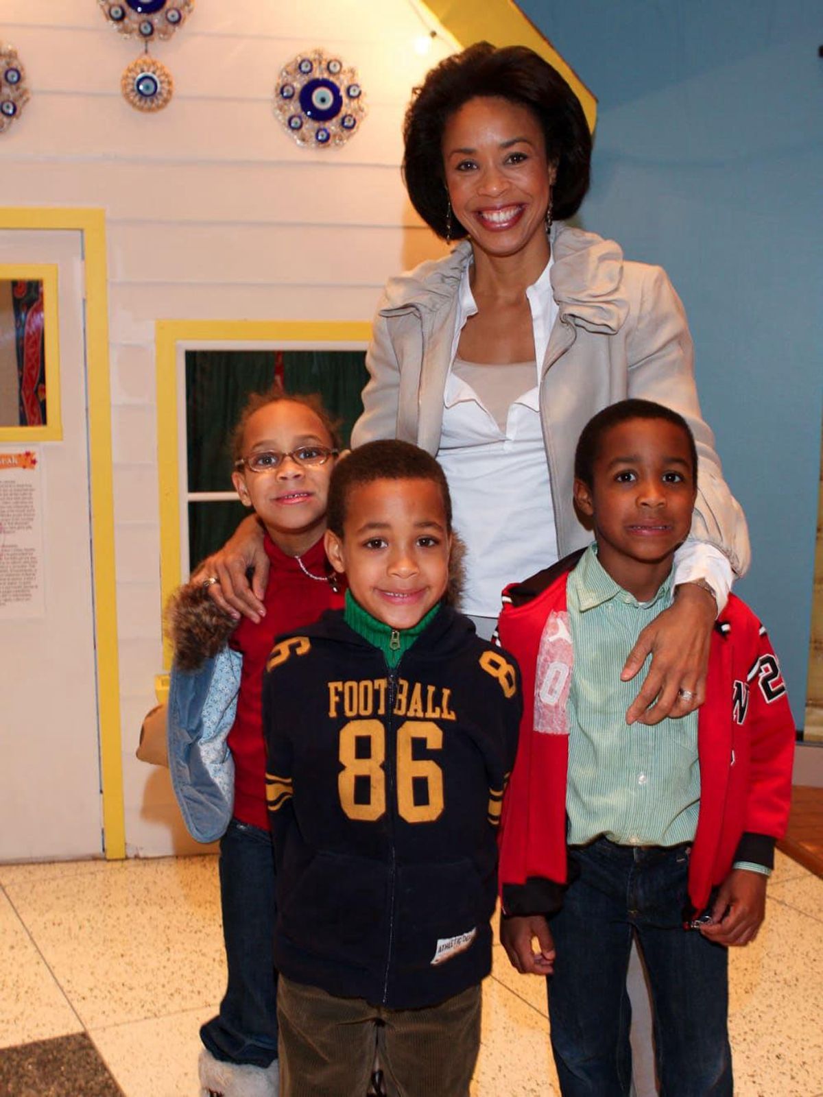 Gina Gaston Elie with children Lauren, Glenn and Gaston - CultureMap ...