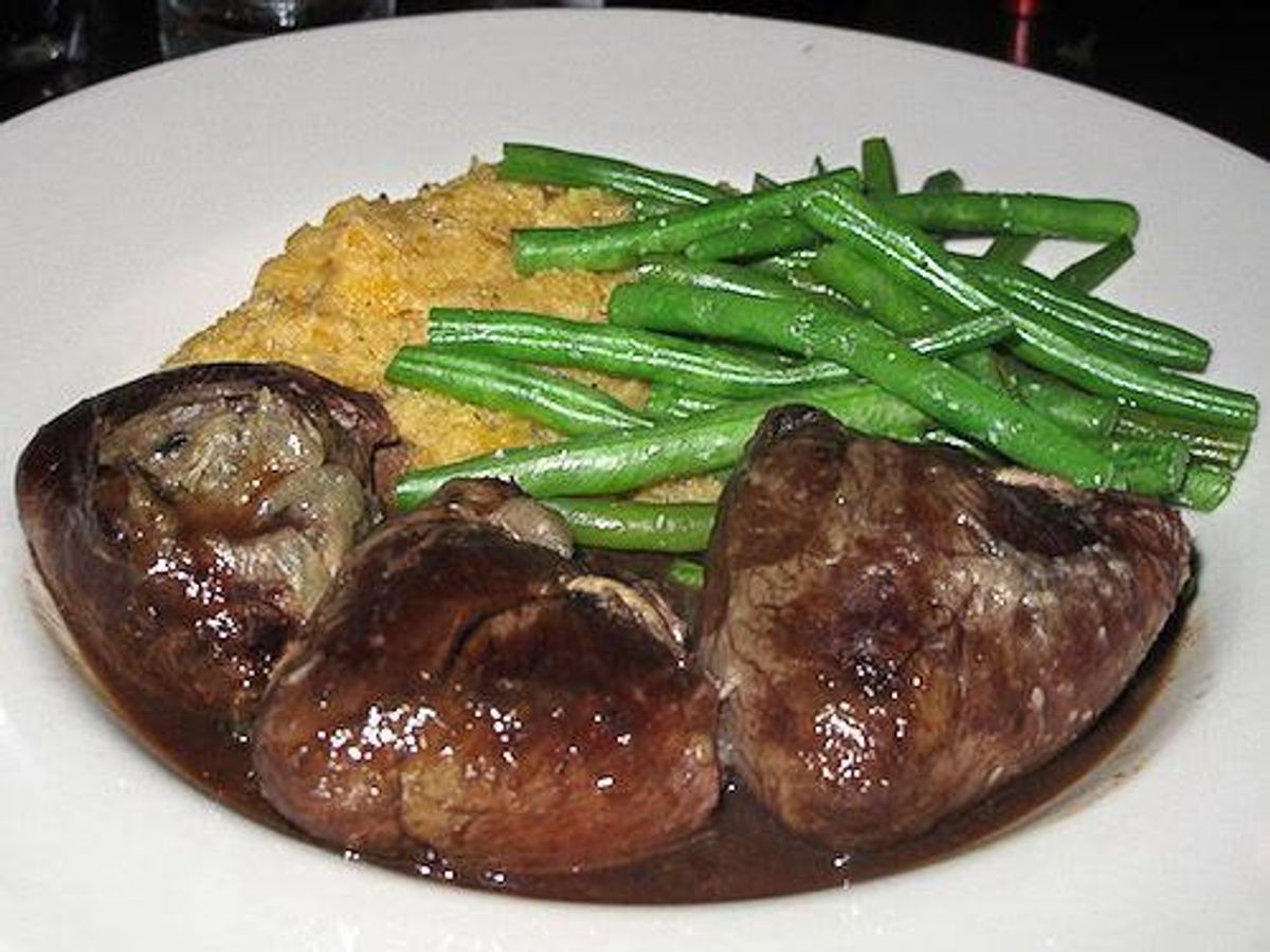 File photo of another Feast item: Lamb hearts . - CultureMap Houston