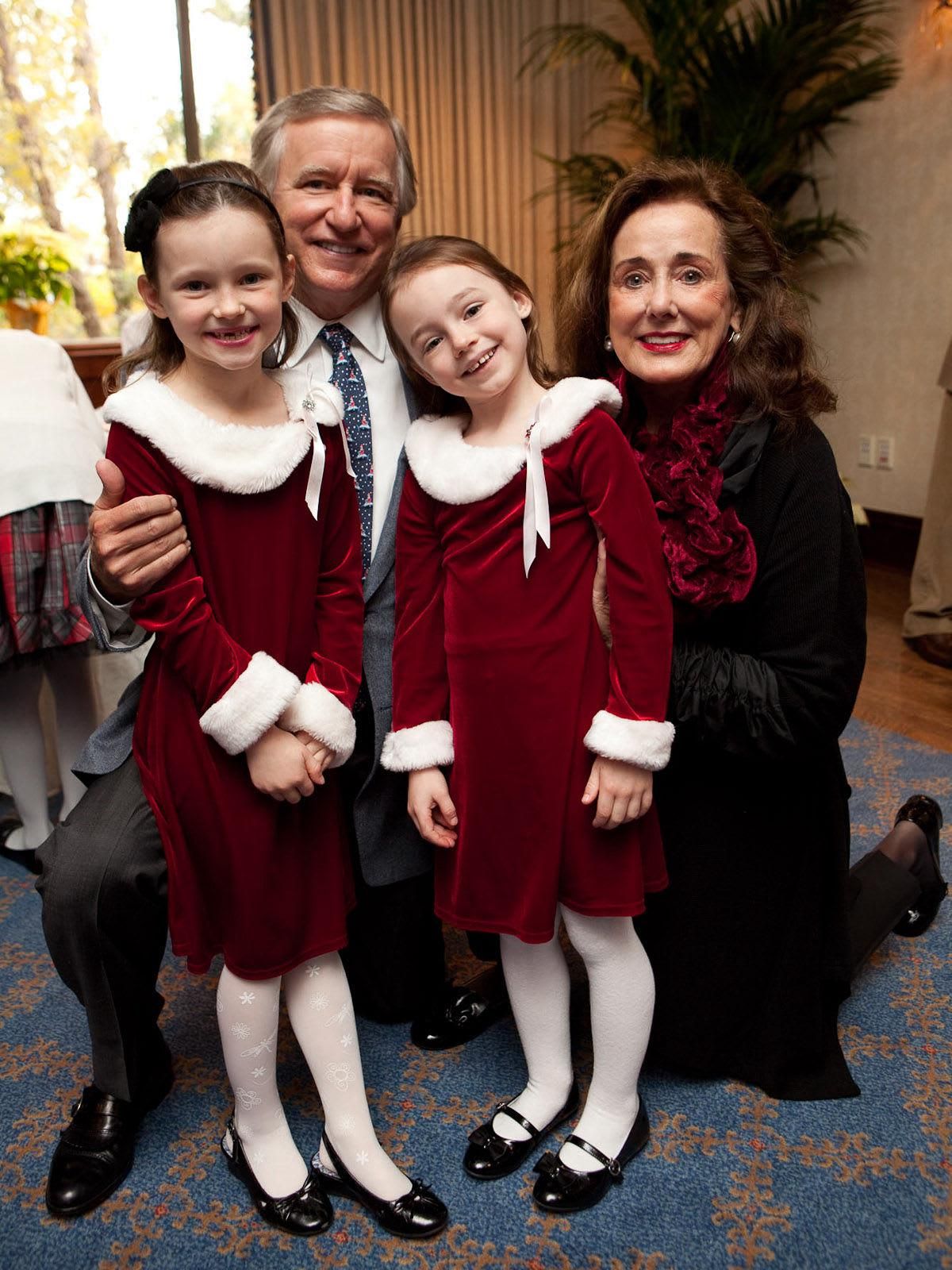 Jesse and Betty Tutor share the morning with their granddaughters Layla ...