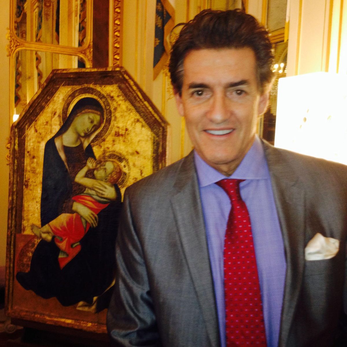 Nick Florescu in Paris where the family's Lippo Memmi work was ...