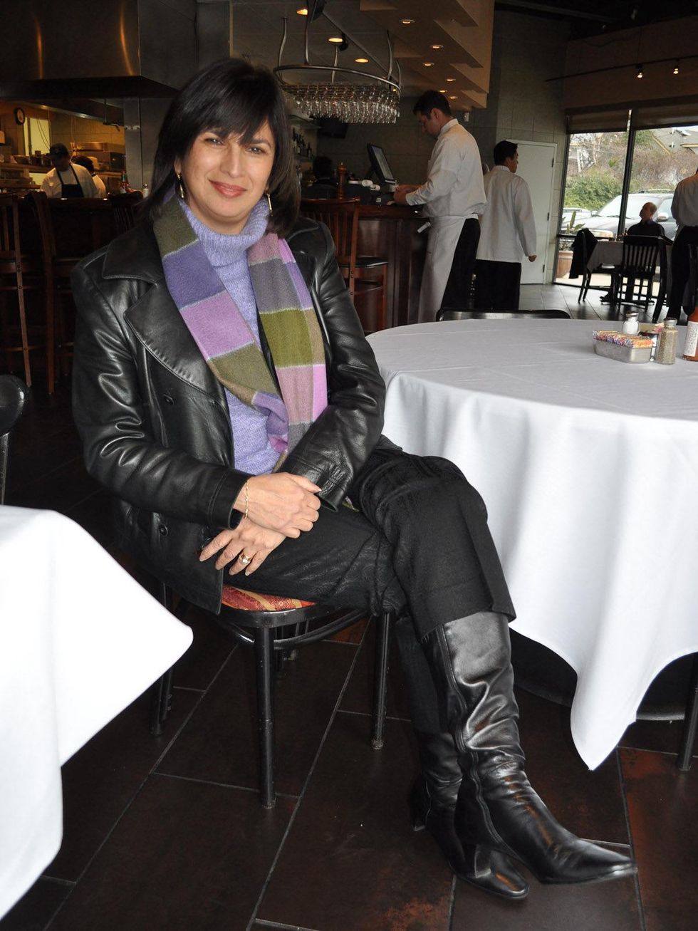 For once, it's cold enough to make boots a practical fashion statement ...