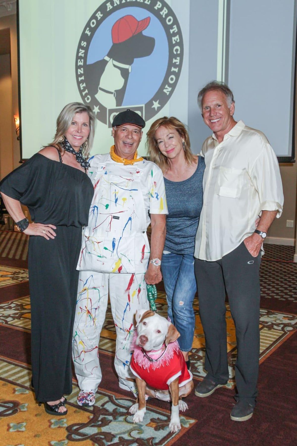 Amy Robinette, from left, Hal Martin and Candice and Lonnie Schiller ...
