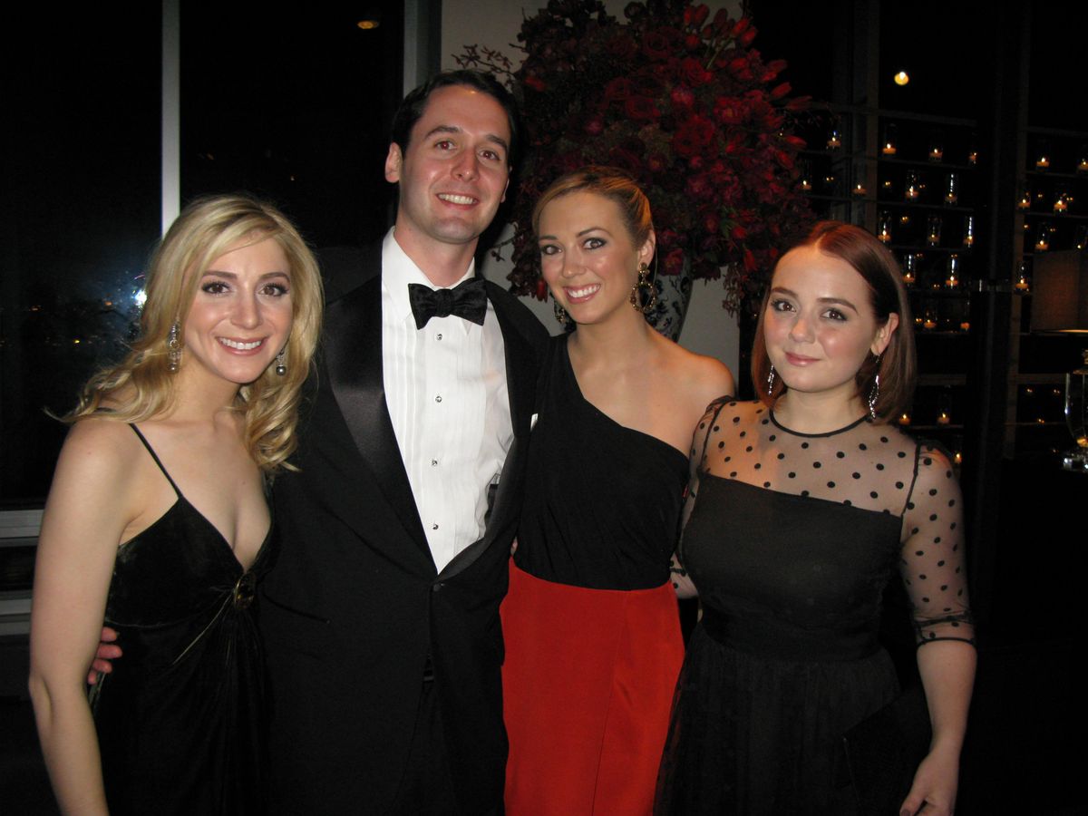 Kelcy Mayell, from left, Matt and Katy Ellis and Kirsten Mayell at the ...