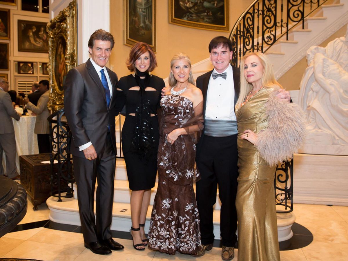 Nick Florescu, from left, Dominique Sachse, Kim Gabel, Gerard Gabel and ...