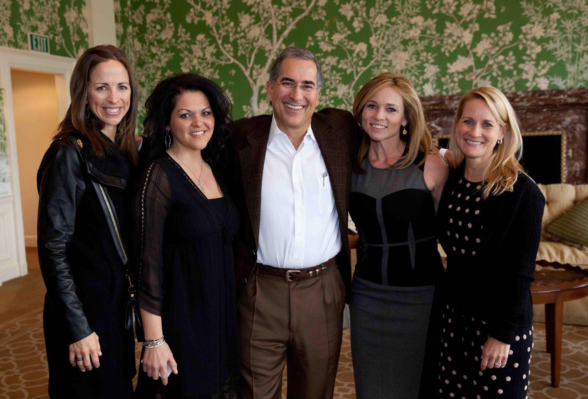 Cara Berkman, from left, Laura Pettitte, Kenny Baldwin, Aimee Snoots ...