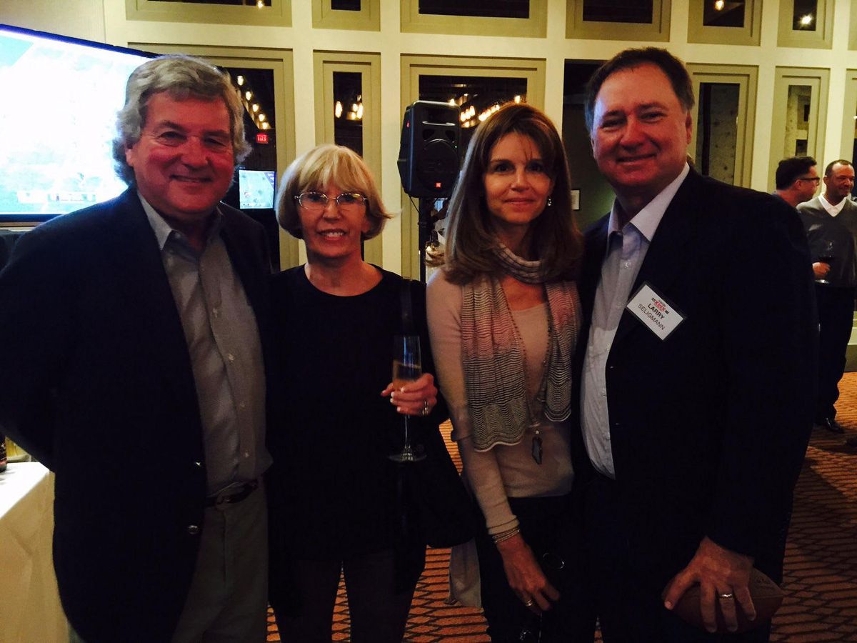 MetroNational Super Bowl party host Jim Jard, from left, and Pattie ...