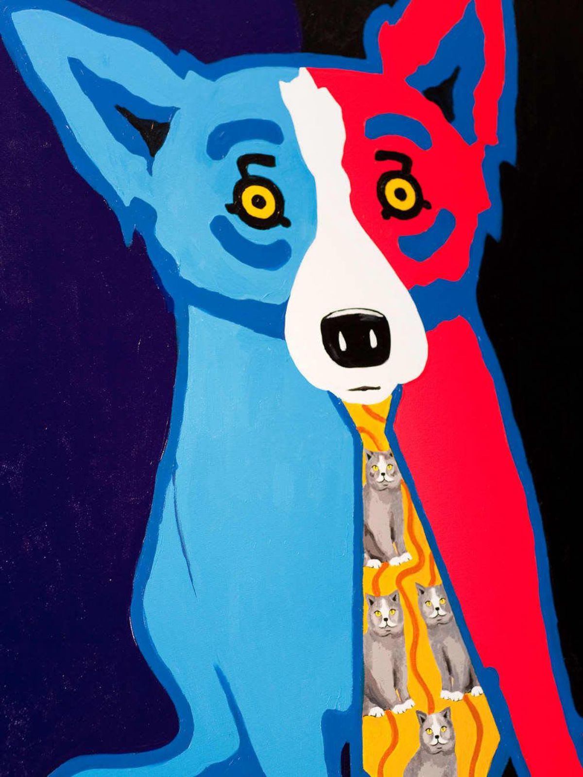 George Rodrigue's "Blue Dog" painting brought in the bucks for Friends ...