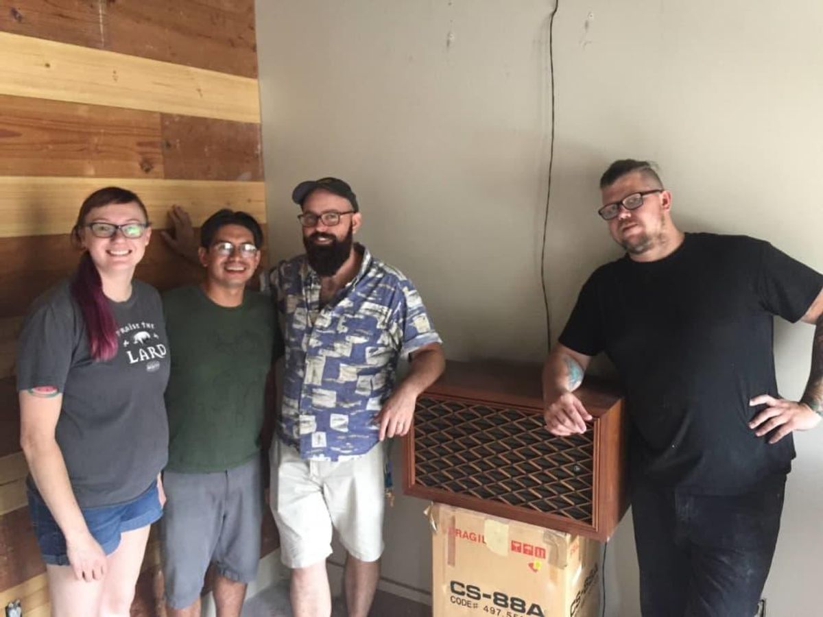 The Nobie's crew: Sarah Troxell, Dominic Ruiz, Martin Stayer, and Aaron ...