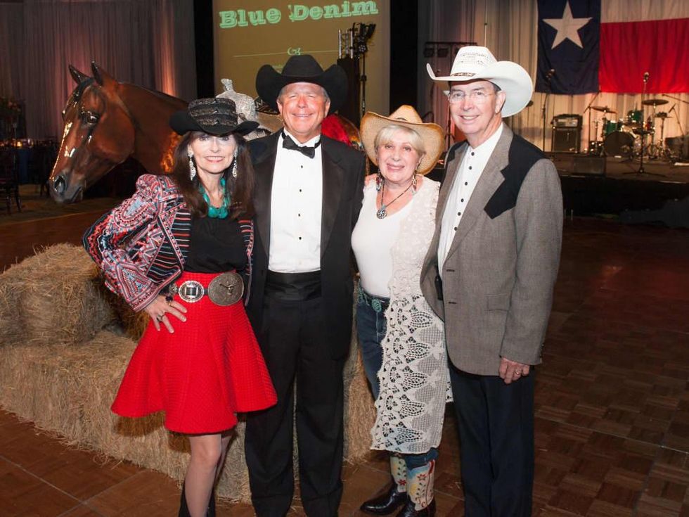They cowboyed up in boots and bling for this big bash in The Woodlands ...