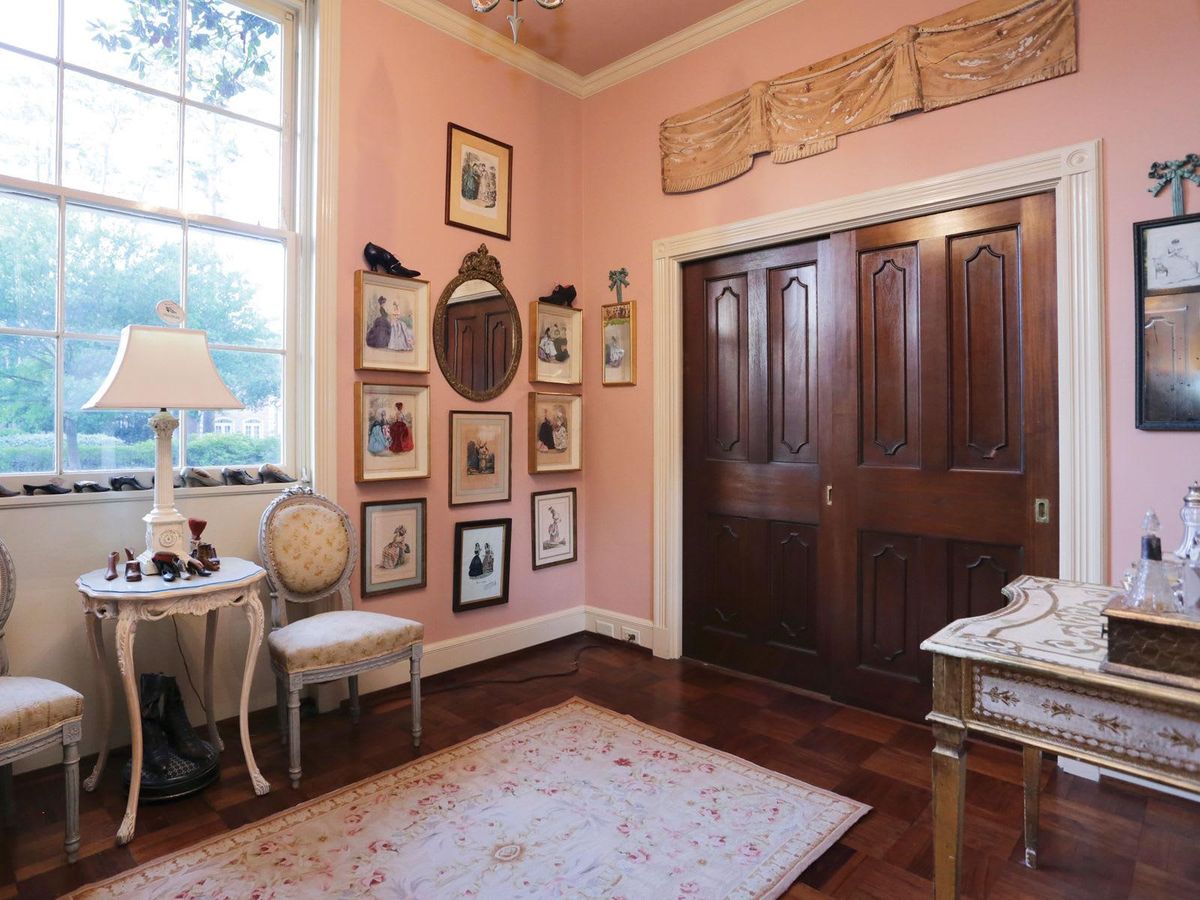 A cloak room is convenient for guests. - CultureMap Houston