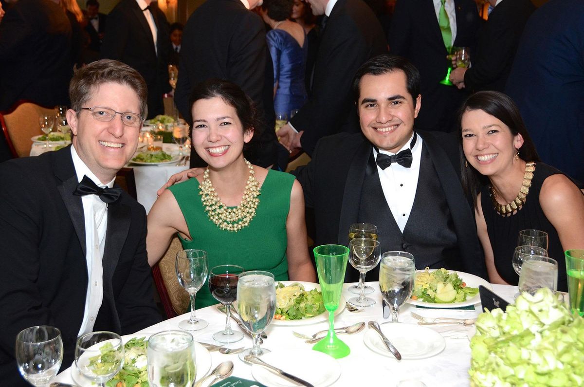 Peter and Kate Hays, from left, and Robert and Leigh Contreras ...