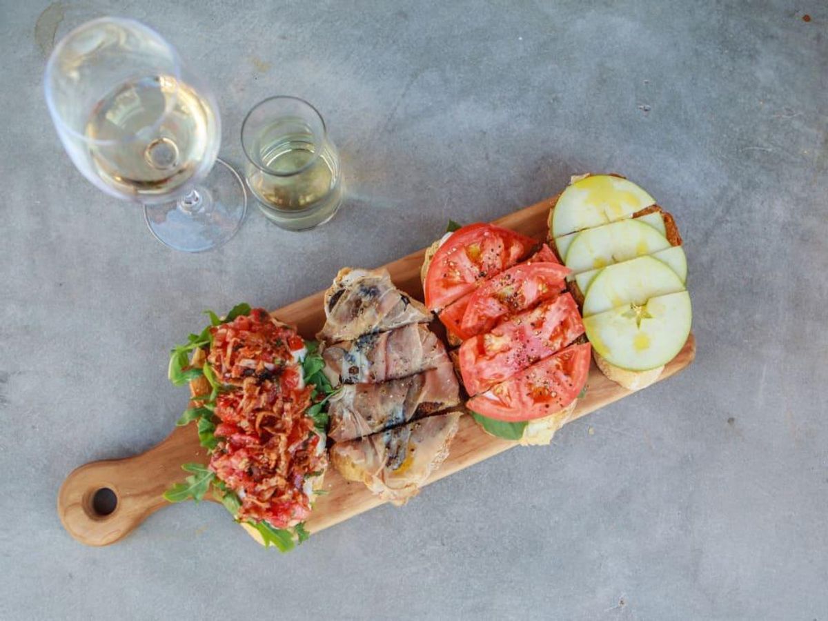 Postino serves a variety of bruschetta. - CultureMap Houston