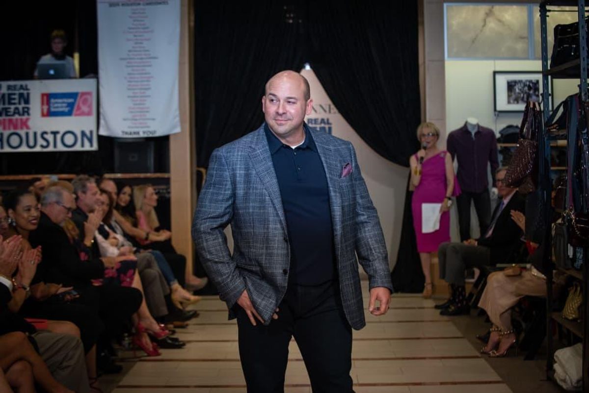Breast cancer survivor Michael Mire. - CultureMap Houston