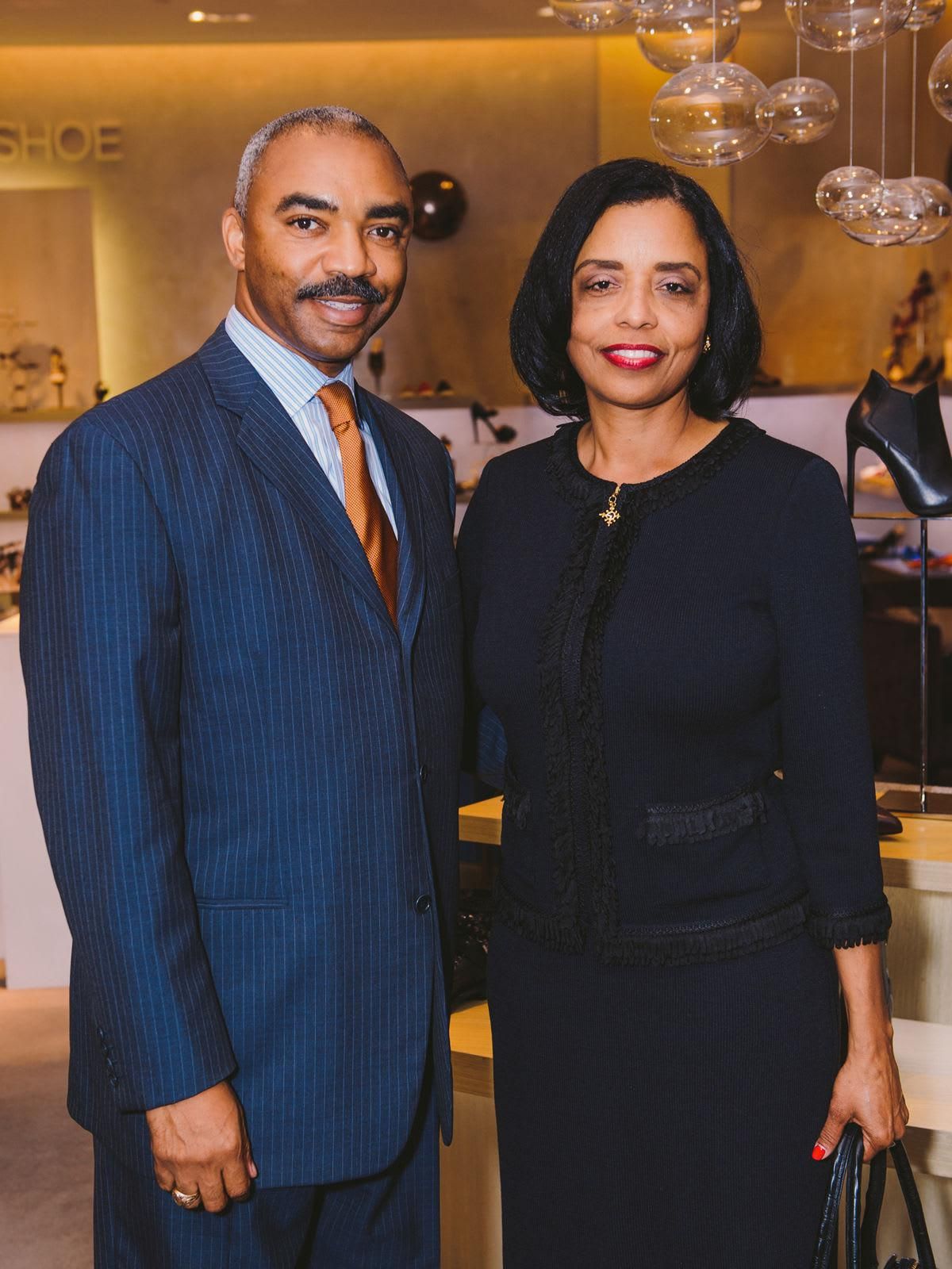 Remmele Young and Renee Byas at the Passion for Fashion kick-off ...