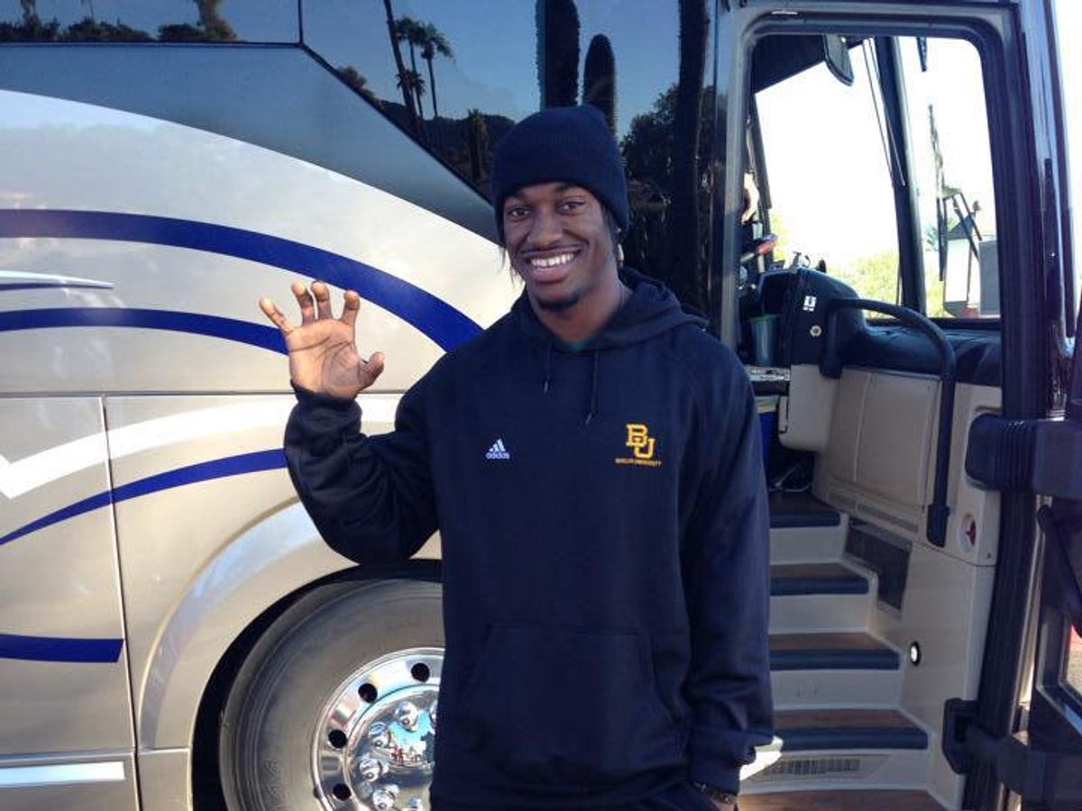 RG III made the trek to Arizona to watch Baylor and maybe chat up his ...