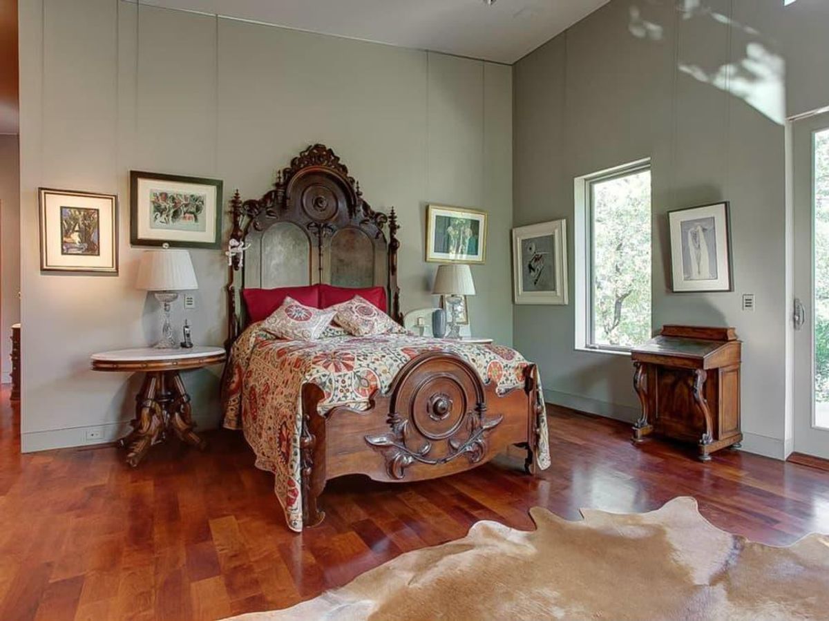 The master bedroom. - CultureMap Houston