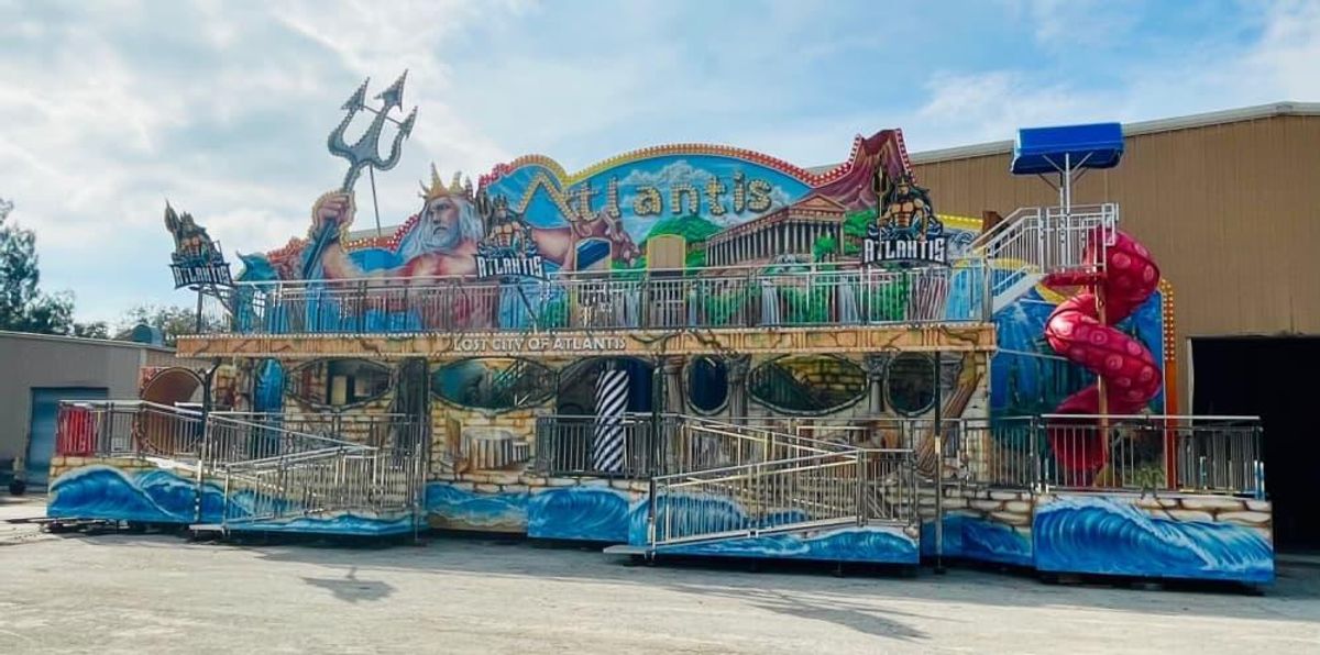 The Atlantis Funhouse ride. - CultureMap Houston