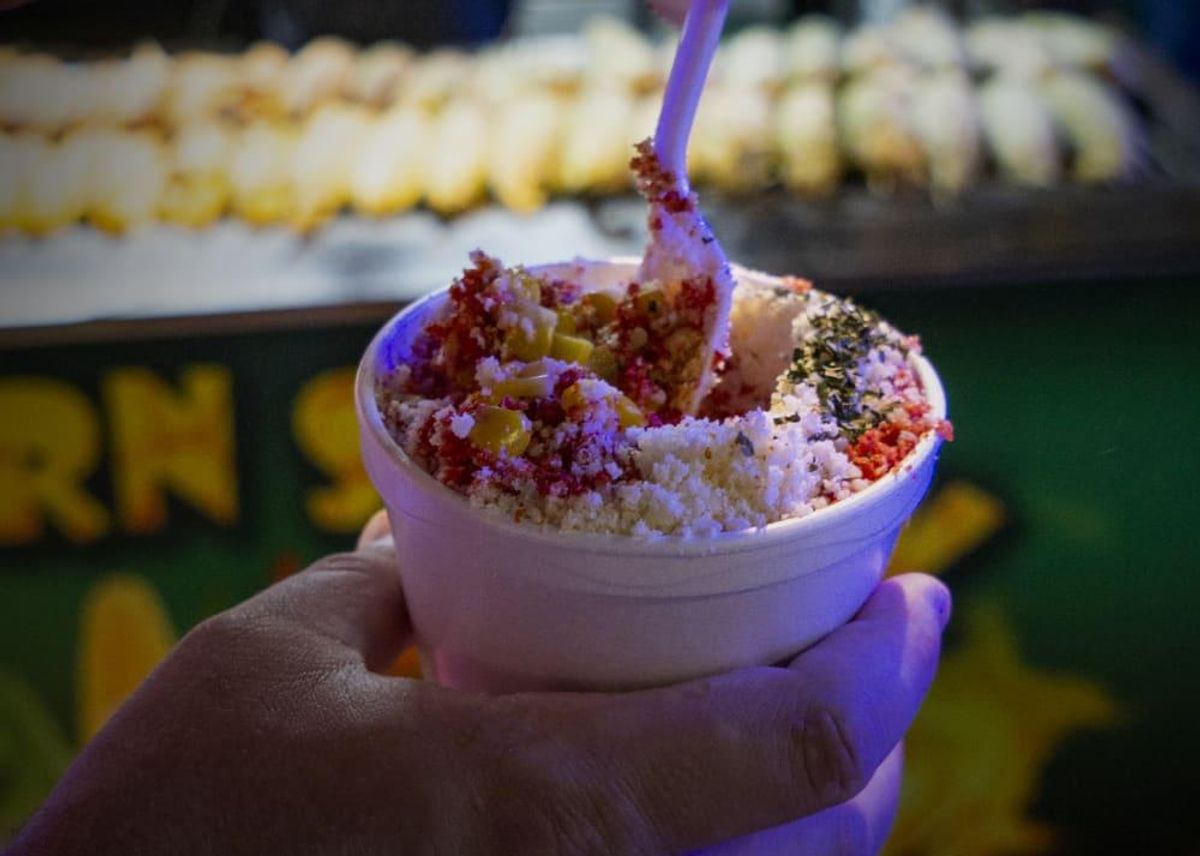 A savory corn cup. - CultureMap Houston