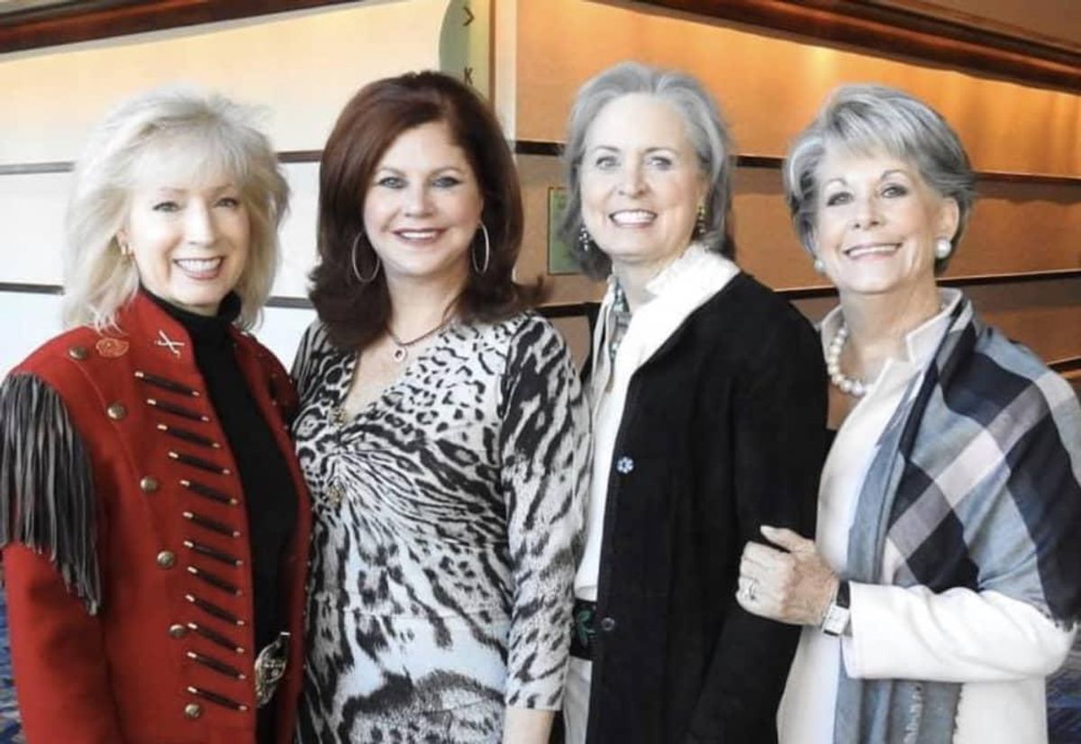 Pat Mann Phillips (HLSR Executive Committee), Laura Kent, Sharleen ...